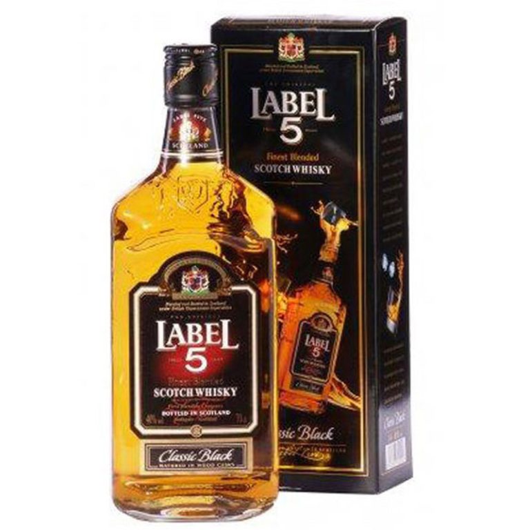 Rượu Label 5 Classic Black 700ml - Chuyên rươụ ngoại uy tín